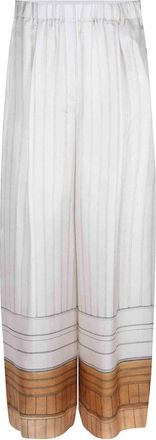 Alysi Pantalons D&eacute;contract&eacute;s - Blanc