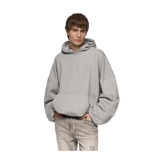 Misbhv Felpa Hoodie Inflated - - Sweatshirts & Hoodies - Herren - Grau - M