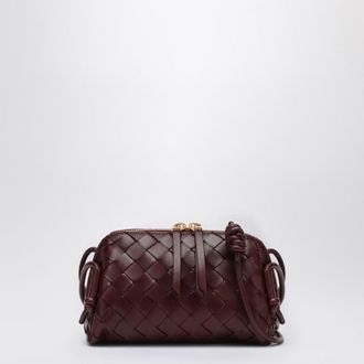 Bottega Veneta Plaited Concert clutch bag in Barolo colour