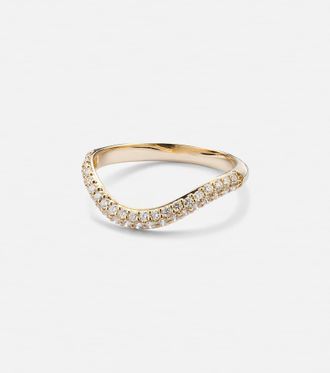 Stone and Strand Bague Anjelica en or 14 ct et diamants