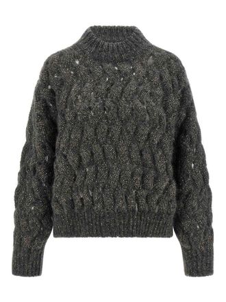 Brunello Cucinelli Pull Col Rond - Dazzling