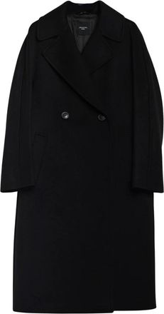 Max Mara Damen, M&auml;ntel, Schwarzk, SGr&ouml;&szlig;e