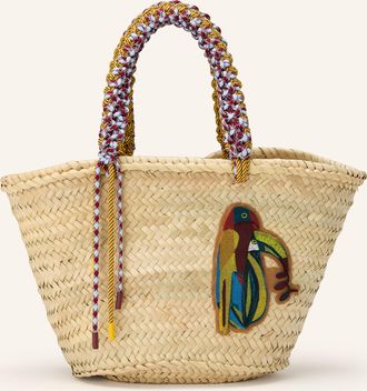 Alemais Al&eacute;mais Shopper Toucan Tango Macrame Midi beige
