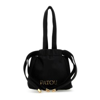 Patou Satin Eimer Tasche - - Bags - Damen - Schwarzk - ONE SIZE