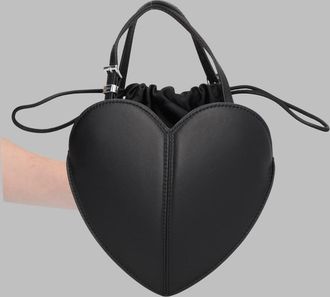 Rotate Womens Leather Handbag Heart Black Sheep Handbags Hand Bags