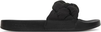 Tommy Jeans Pantoletten Tjw Braided Slides EN0EN02975 Schwarz