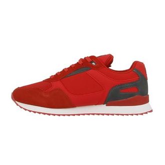 Serge Blanco Serge blanco - Sneakers Chamonix - Chaussures Basses Cuir ou Simili - Rouge - Taille 42