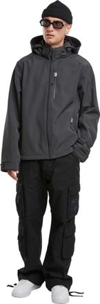 Brandit Softshelljacket Hurricane, Farbe: anthracite, Gr&ouml;&szlig;e: 5XL