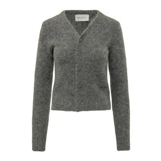 Ami V-Ausschnitt Cardigan - - Knitwear - Damen - Grau - M