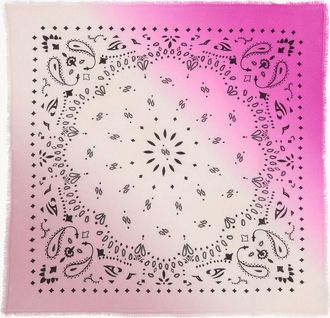 Kujten Grand bandana cachemire dip dye - Grand Bandana Hachiko Dip Dye