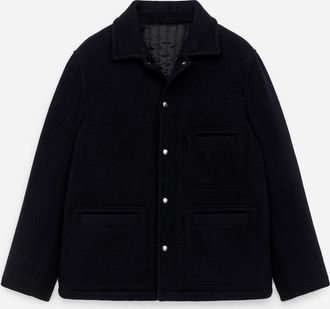 Arket Jacke Aus Wollmischung -Blau