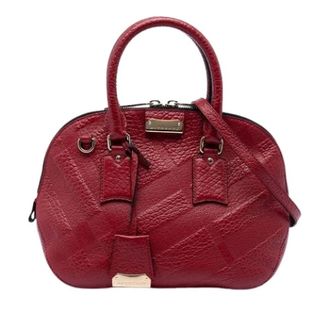 Burberry Pre-owned The Orchard Handbag - Femme - Pre-owned - Rouge - Taille: ONE Size