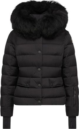 Moncler Faux-fur Trim Quilted Jacket
