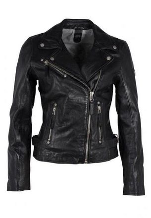 Mauritius Lederjacke Mauritius Damen Lederjacke PGG W14 LEGV (PERFECTO) - Black