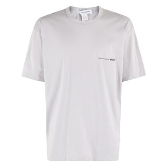 Comme Des Gar&ccedil;ons T-Shirt mit Logo-Print - - Tops - Herren - Grau - XS
