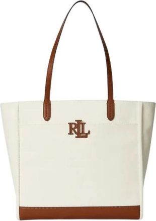Ralph Lauren Femme, Sacs, Beige, Taille: ONE Size Cameryn Large Tote