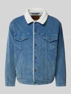 Levi's Relaxed Fit Sherpa Jacket mit Kentkragen