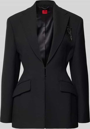 HUGO BOSS Longblazer mit Strassbrosche Modell Amarille