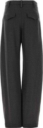 Brunello Cucinelli Virgin Wool Trousers - Gray