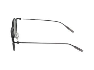 Montblanc Mens Mb0355s Round-Frame Sunglasses Black Injected
