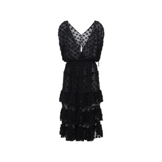 Dries Van Noten Dally Kleid - - Dresses - Damen - Schwarzk - S