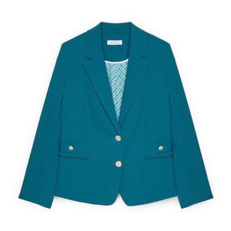 Fiorella Rubino Damen, Jacken, Blau, 4XLGr&ouml;&szlig;e
