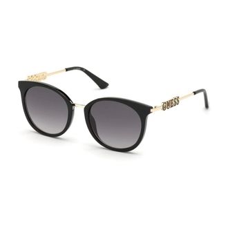 Guess Femme, Accessoires, Noir, Taille: 52 MM Collection de Lunettes de Soleil en M&eacute;tal pour Femmes