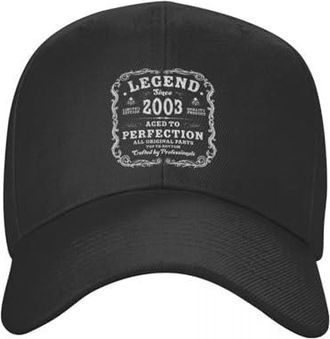 Generic Casquette de baseball classique Legend Since 2003 - Casquette de baseball r&eacute;glable pour homme et femme - Protection solaire