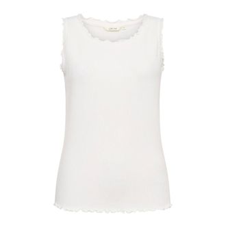 Cream Haut Blanc Neige Ribba - Femme - Tops - Blanc - Taille: 36 FR