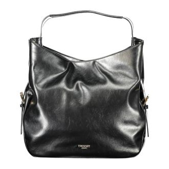 Twinset Hobo Bag mit Schnallen - - Bags - Damen - Schwarzk - ONE SIZE