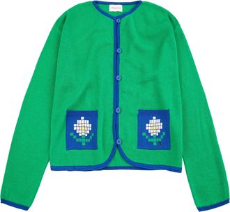 Bobo Choses Cardigan Pixel Daisy Coton Bio Bobo Choses