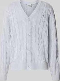 Carhartt Work in Progress Strickjacke mit Zopfmuster und V-Ausschnitt