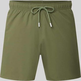 HUGO BOSS Badeshorts mit Label Stitching Modell ICONIC