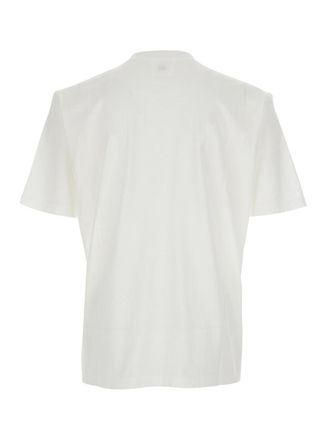 C.P. Company Mens T-Shirt 0 Gravity White Cotton T-Shirts And Polos