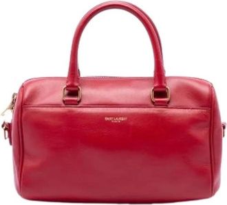 Saint Laurent Pre-owned Classic Baby Duffle - Femme - Pre-owned - Rouge - Taille: ONE Size