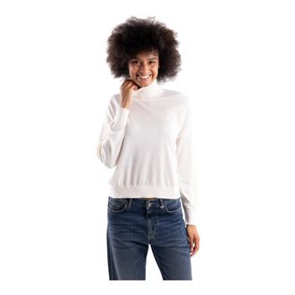Marella Mlsgioia Turtleneck - Femme - Pulls - Blanc - Taille: 36 FR