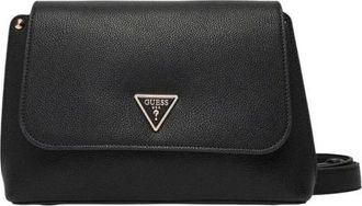 Guess Femme, Sacs, Noir, Taille: ONE Size Sac bandouli&egrave;re en polyur&eacute;thane avec poche int&eacute;rieure