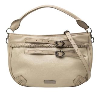 Burberry Sac bandouli&egrave;re Pre-owned - Femme - Pre-owned - Beige - Taille: ONE Size