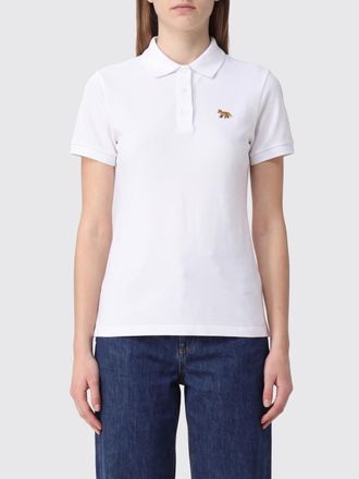 Maison Kitsun&eacute; Poloshirt aus Bio-Baumwolle mit Chillax Fox Logo-Patch