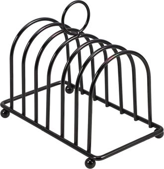 BESPORTBLE Edelstahl Toastst&auml;nder Mehrfachschlitz Brothalter Multifunktional f&uuml;r Haushalts Toaster und Backzubeh&ouml;r Stilvoller Brotkorb f&uuml;r Toastscheiben und K&uuml;ch