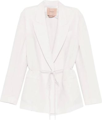 Twinset Femme, Vestes, Blanc, Taille: 40 FR Blazer