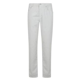 Brunello Cucinelli Cordhosen mit St&uuml;ckf&auml;rbung - - Trousers - Herren - Grau - XL