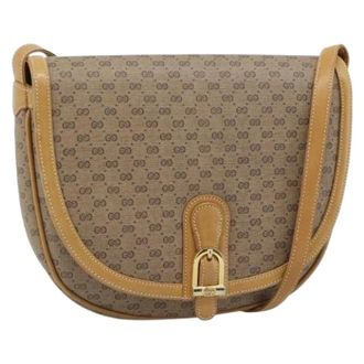 Gucci Sac bandouli&egrave;re vintage doccasion - Femme - Pre-owned - Beige - Taille: ONE Size