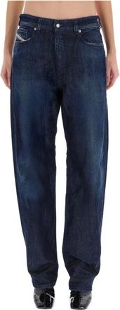 Diesel Femme, Jeans, Bleu, Taille: W28 1988 D-Ark Cargo Utility Straight Leg Pants