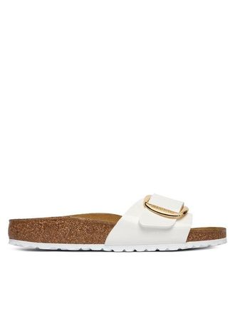 Birkenstock Pantoletten Madrid Big Buckle 1019814 Wei&szlig;