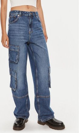 HUGO BOSS Hugo Jeans Leni 50513698 Blau Loose Fit