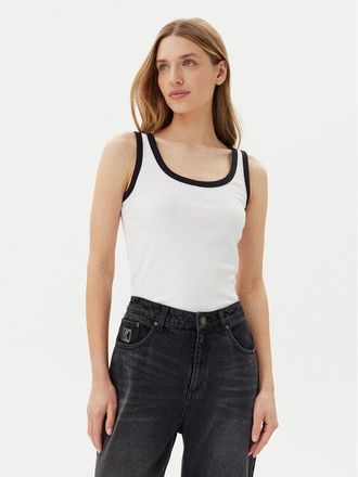 Pieces Top May 17154484 Wei&szlig; Slim Fit