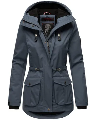 Marikoo Outdoorjacke mit verstellbarer Kapuze