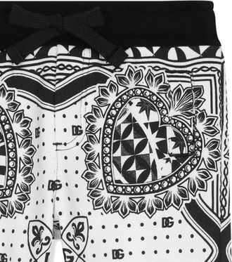 Dolce & Gabbana Bandana-Print Cotton Joggers - Multicolor