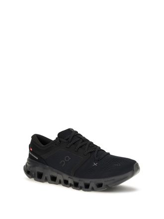 On Mens Cloud X 5 Sneakers Black | Upper: Fabric; Sole: Rubber